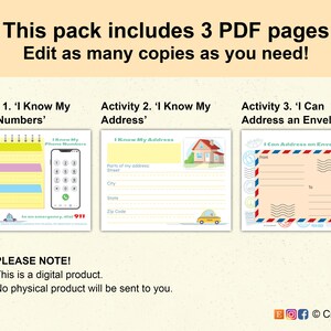 Personalized Phone Number & Address Practice Worksheet. Printable ...