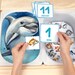 Feed the Dolphin Fish Flisat Insert: Counting up to 12 Ocean Printable ...