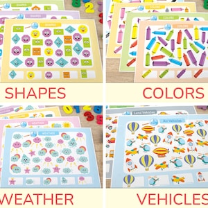 Bundle of I Spy Counting Worksheets: Printable Count-to-10 Activities ...