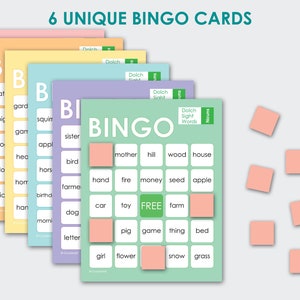 Nouns DOLCH Sight Words Printable. Printable Sight Word Bingo, Flash ...