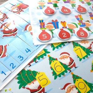 CHRISTMAS PRESCHOOL Busy Book. Printable Learning Binder. Christmas ...