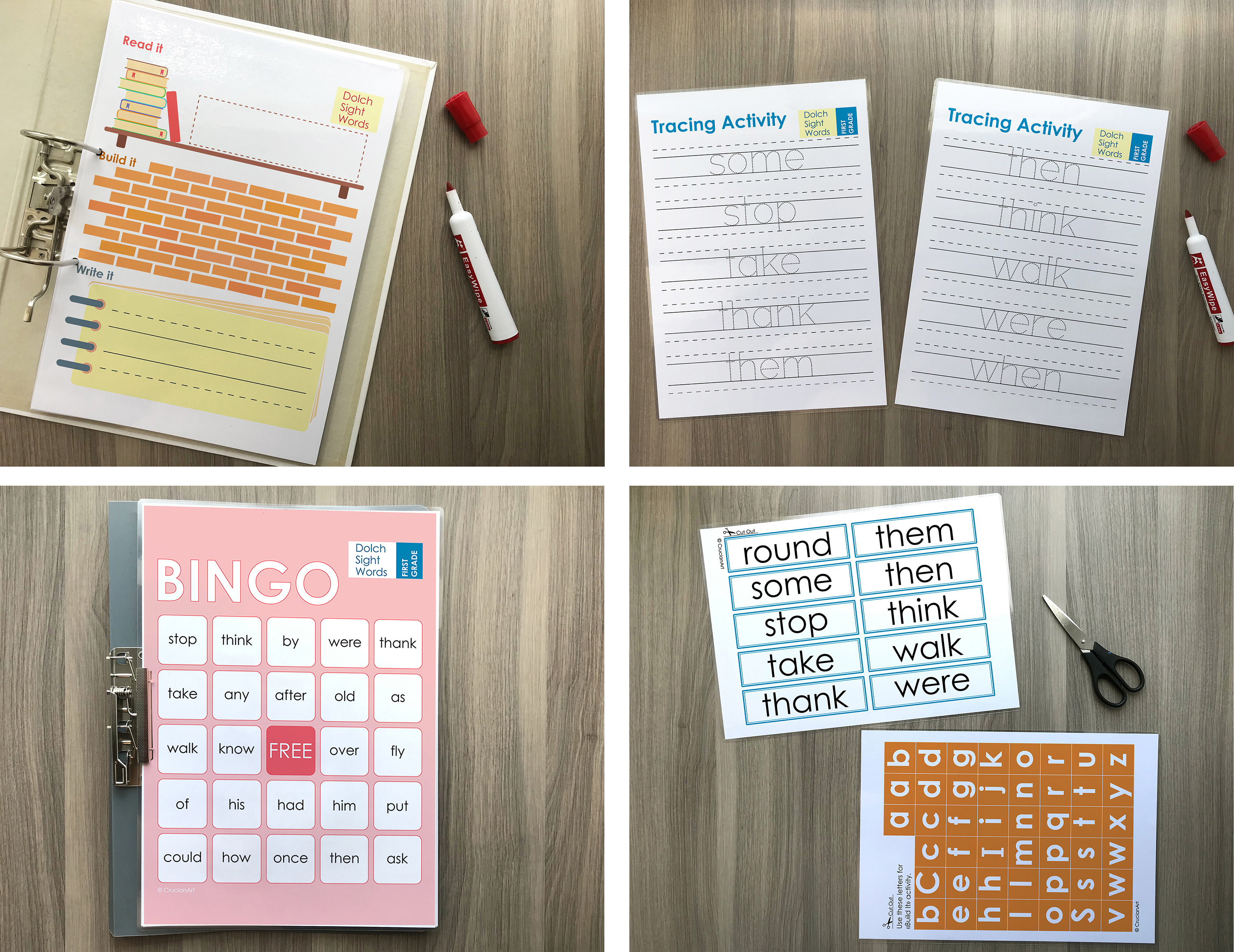 1st Grade DOLCH Sight Words. Printable First Grade Dolch Sight | Etsy