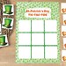 Saint Patrick's Day Tic-tac-toe Game: Preschool Kindergarten Printable ...