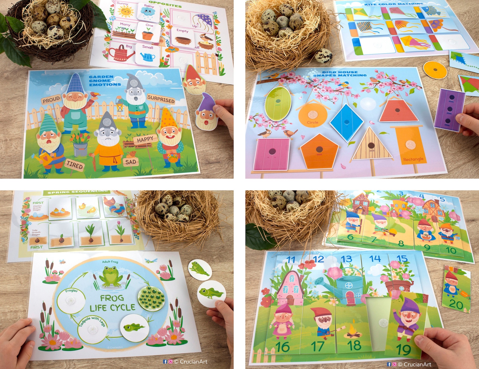 Four Seasons Bundle: Fall Winter Spring & Summer Busy Book. - Etsy