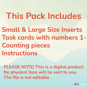 Feed the Crab Plankton Flisat Insert: Counting Activity for Sensory ...