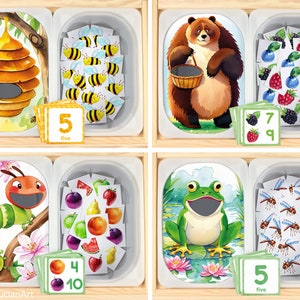 Flisat Insert Growing Bundle: Set of Printable Templates for Sensory ...