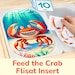 Feed the Crab Plankton Flisat Insert: Counting Activity for Sensory ...