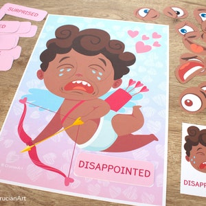 CUPID Emotions and Feelings. Valentine's Day Printable Activity ...