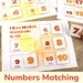Giraffe Numbers 1-10 Printable Activity. Toddler and Preschool Number ...