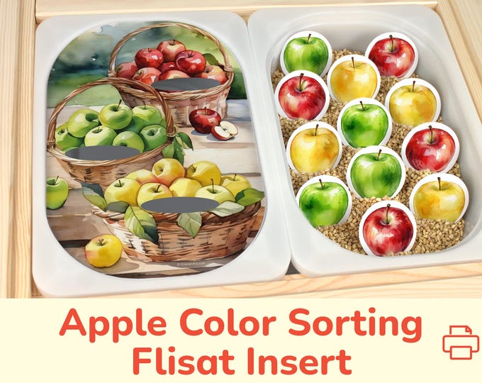 Apple Color Sort Flisat Insert, Fall Flisat Insert, Flisat Insert ...