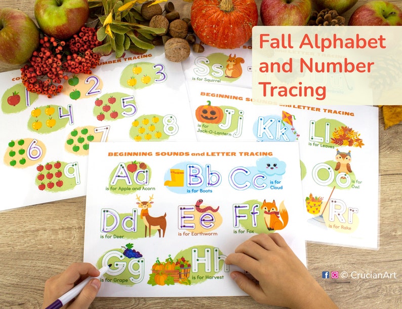 Fall Unit Printable. Autumn Preschool Pre-k Learning - Etsy