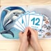 Feed the Dolphin Fish Flisat Insert: Counting up to 12 Ocean Printable ...