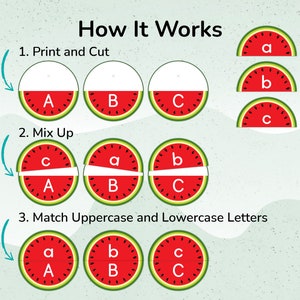 Uppercase and Lowercase Alphabet Puzzle. Printable Upper and Lower Case ...