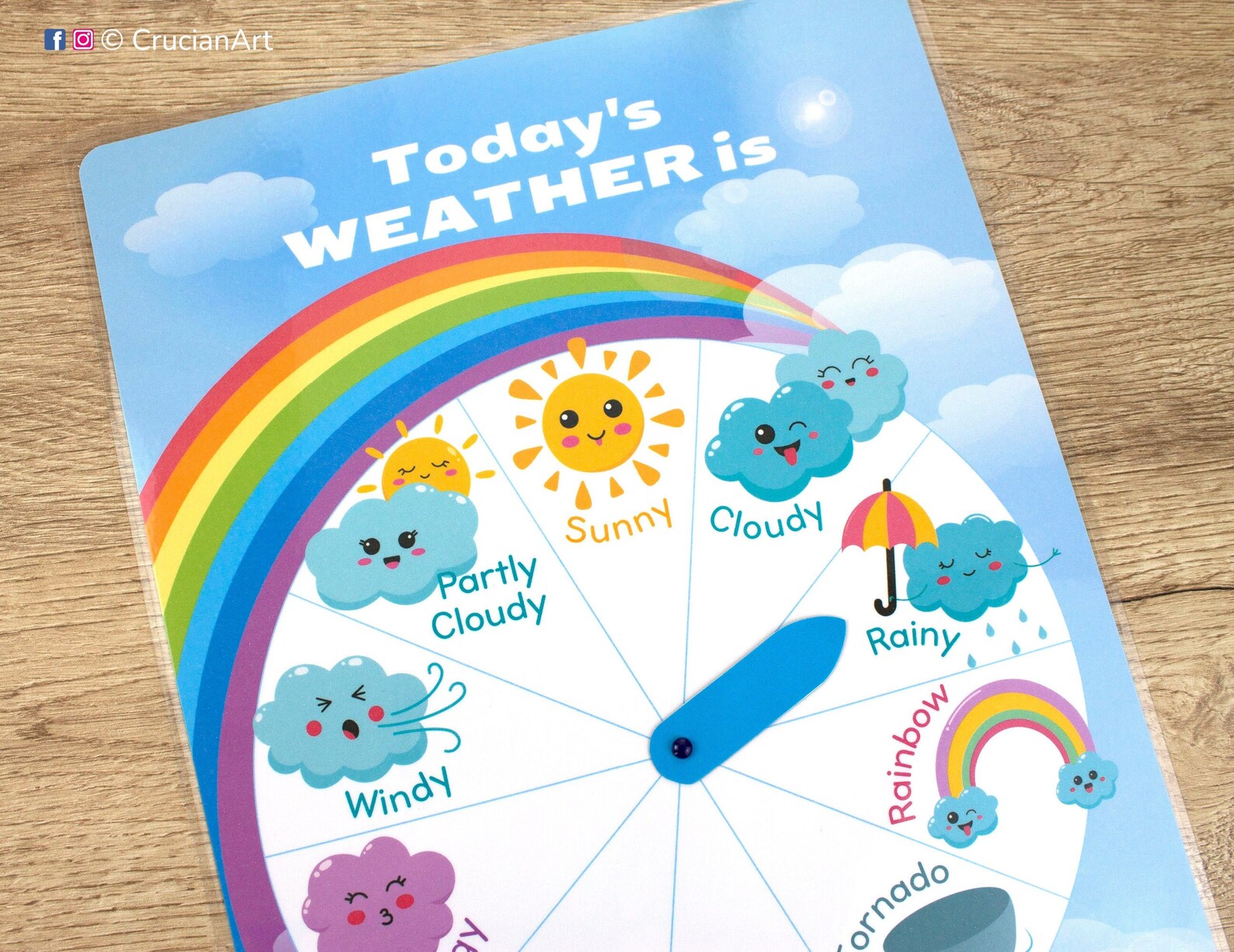 Weather Wheel Activity. Homeschool Preschool Kindergarten - Etsy
