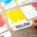 Color Printable Flashcards. Colors 3 Part Flash Card. Toddler ...