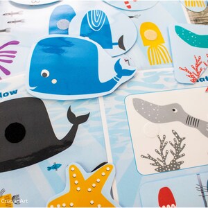 Ocean Animals Printable Busy Book. Under the Sea Learning Quiet ...