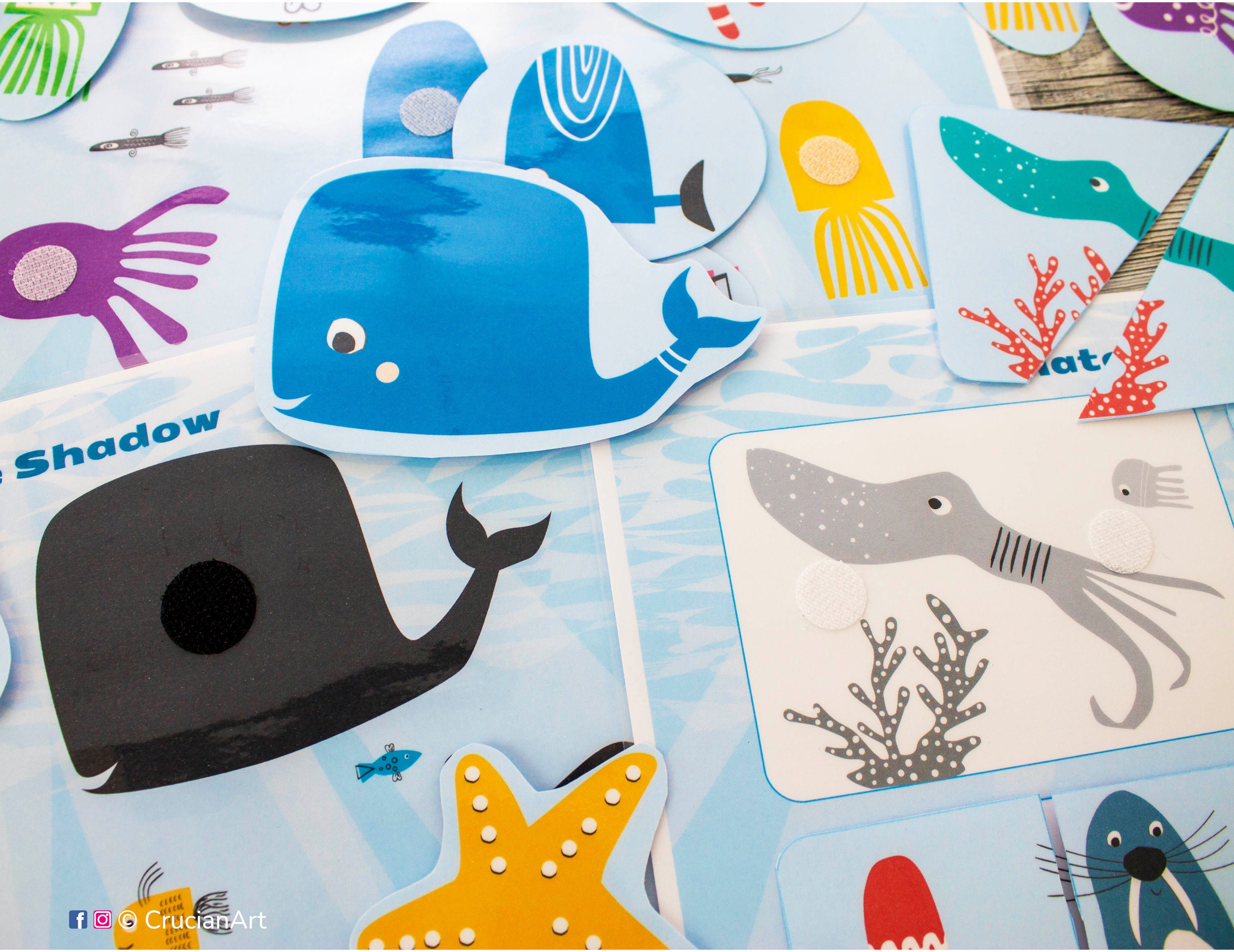Ocean Animals Printable Busy Book. Under the Sea Learning Quiet ...