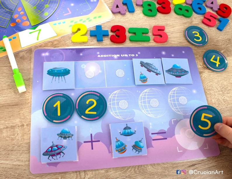 Space Busy Book. Printable Preschool Pre-k Kindergarten - Etsy