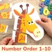 Count & Clip Cards Construction Truck Count to 10 Homeschool, Preschool ...