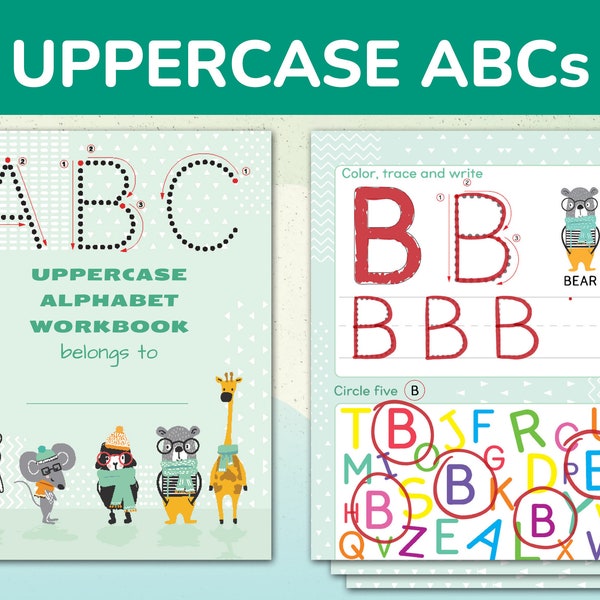 Printable Capital Letters - Etsy