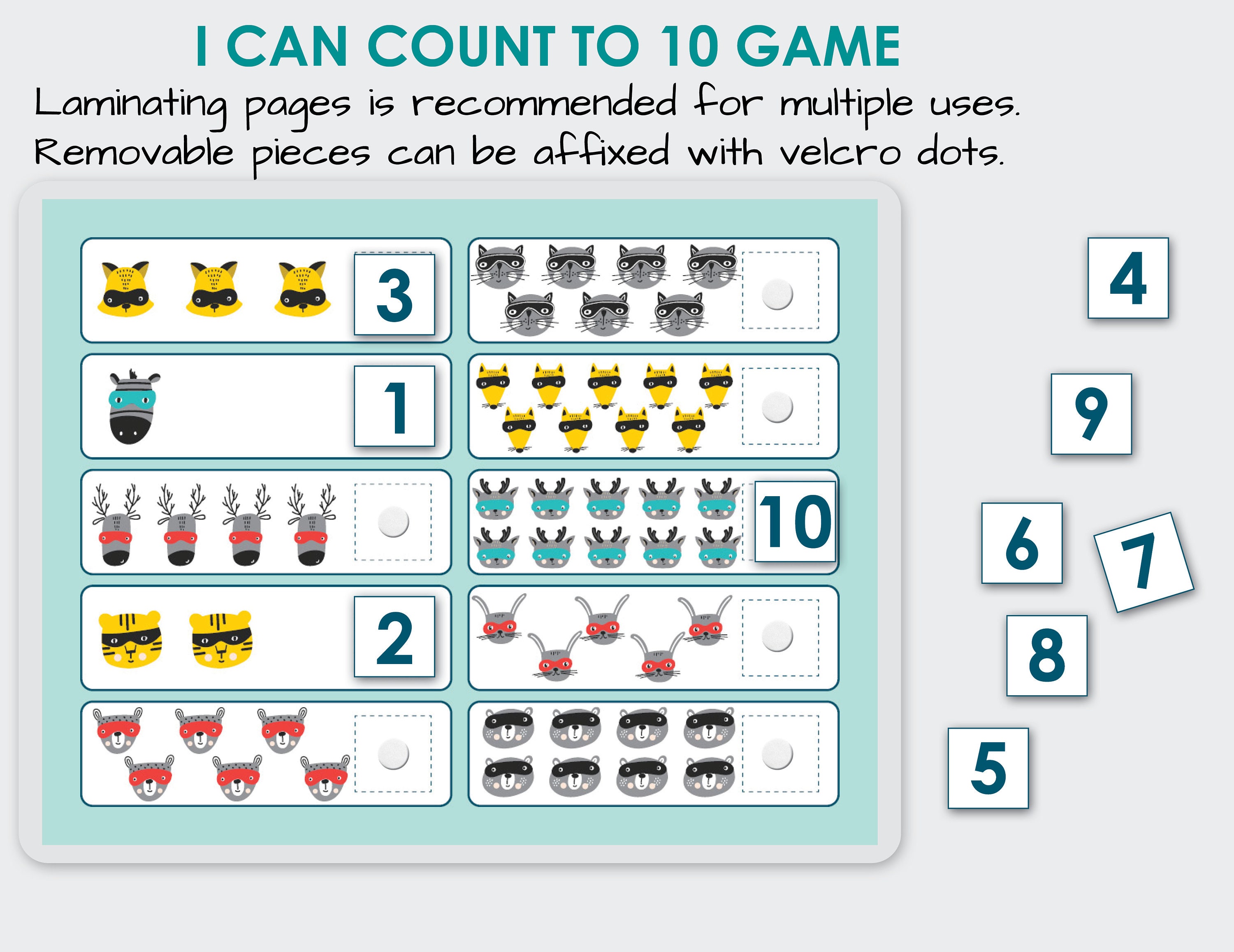 Superhero Numbers Preschool Learning Binder. Printable Busy | Etsy