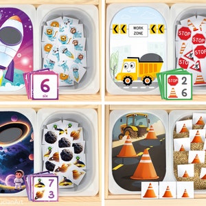 Flisat Insert Growing Bundle: Set of Printable Templates for Sensory ...