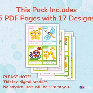 Spring Play Dough Mats. Printable Playdough Kid Activity. Toddler ...