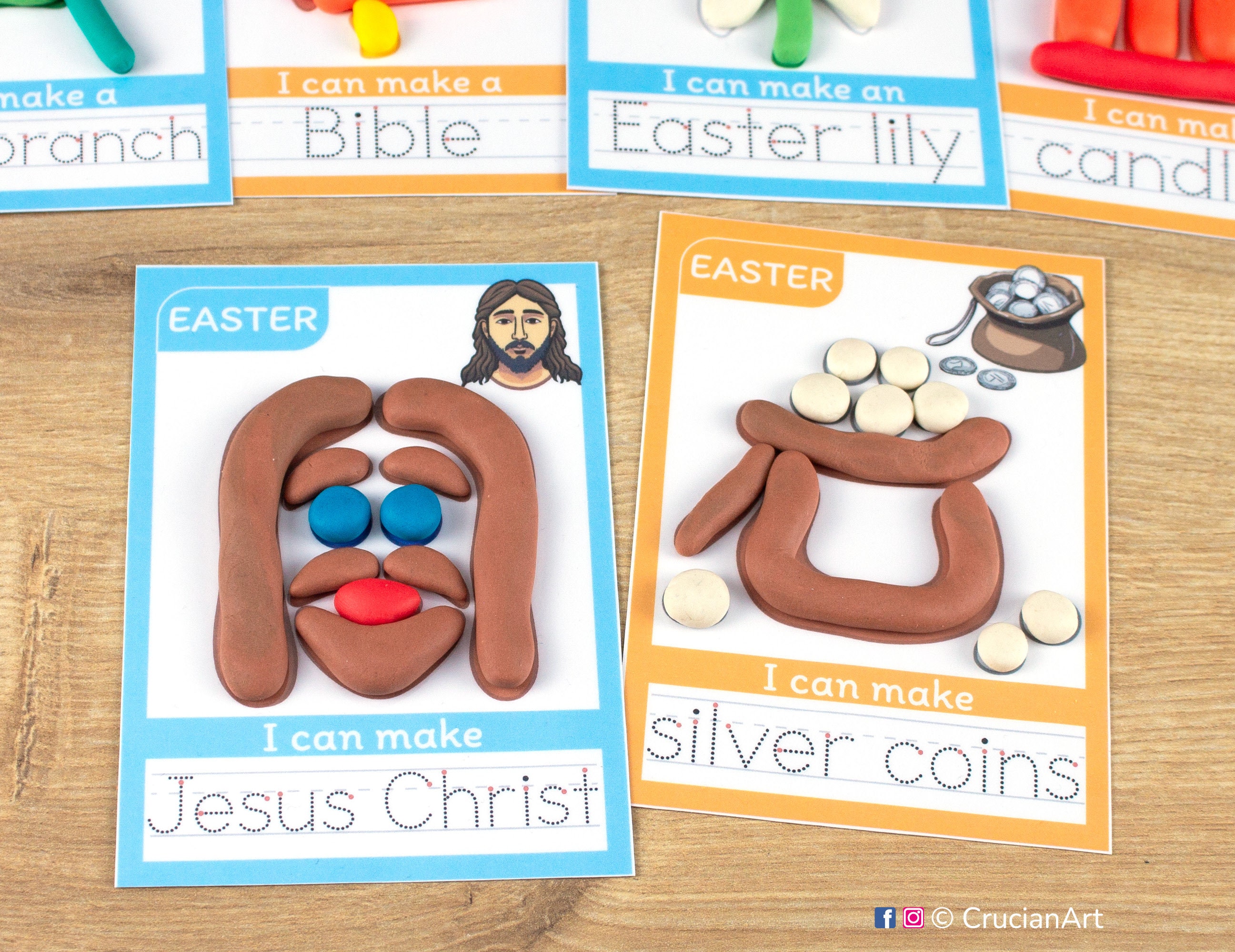 Easter Playdough Mats. Printable Play Dough Activity for Toddlers ...