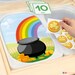 Leprechaun's Pot of Gold Counting Activity: Rainbow and Gold Coins ...