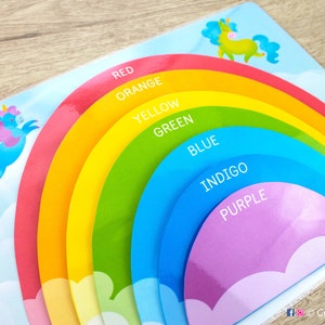 Make a Rainbow Toddler and Preschool Activity. Printable Color Matching ...