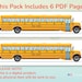 SCHOOL BUS Number Sequence Puzzle. Sequencing 1-10, 11-20 Printable ...
