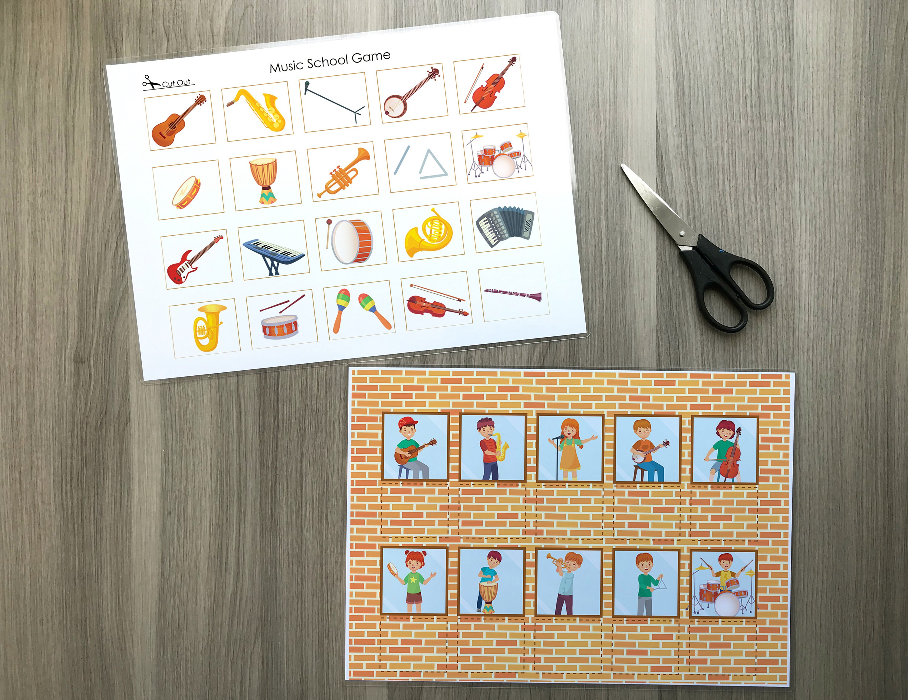 Music Busy Book. Printable Musical Instruments Learning Binder - Etsy ...