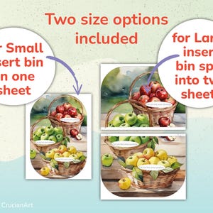 Apple Color Sorting Flisat Insert: Printable Learning Activity for ...