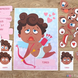 CUPID Emotions and Feelings. Valentine's Day Printable Activity ...