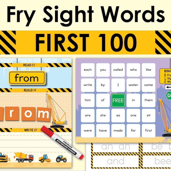 Sight Words - Etsy