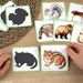 Woodland Animals Shadow Matching Activity: Toddler Printable Match ...