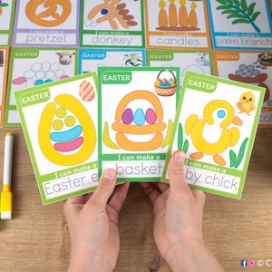 Easter Playdough Mats. Printable Play Dough Activity for Toddlers ...