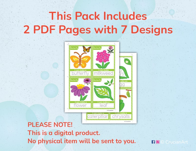 Life Cycle of Butterfly Playdough Mats: Printable Play Dough Activity ...