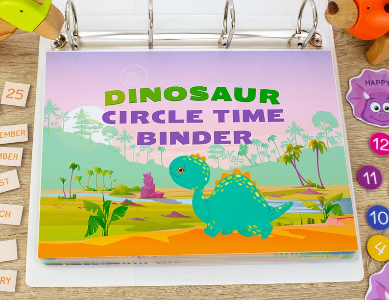 DAILY CALENDAR Morning Binder. Circle Time Printable Learning - Etsy