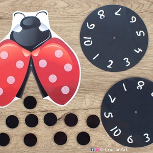 Ladybug Counting Activity. Numbers 1 to 10 Printable Activities ...