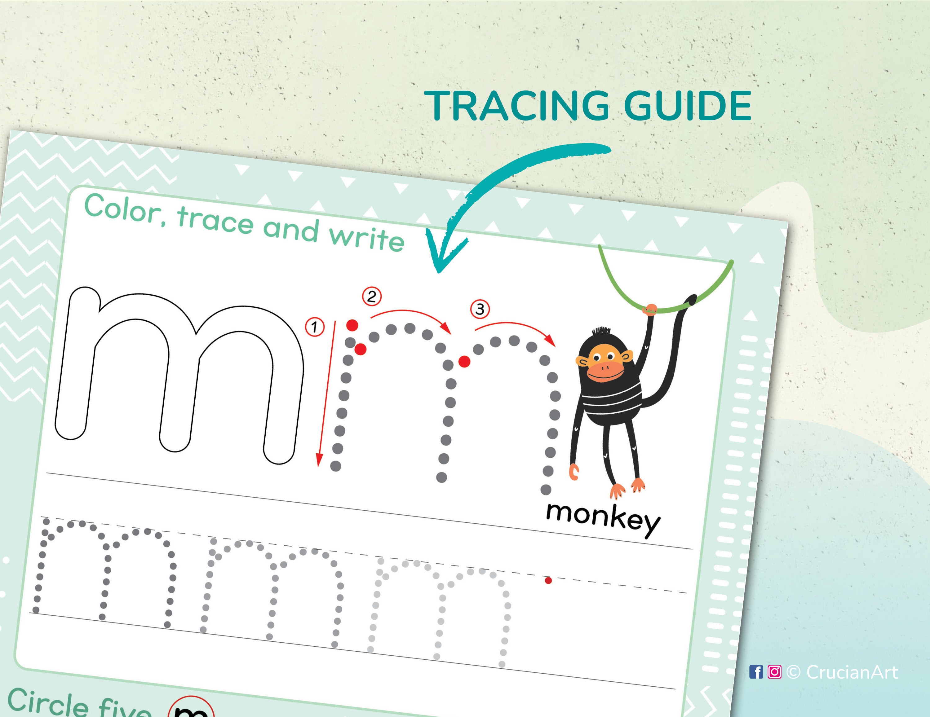 Lowercase Alphabet Workbook: Printable Tracing Worksheets for ...
