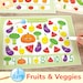 Fruits & Veggies I Spy Activity. Fruit and Vegetables Printable ...