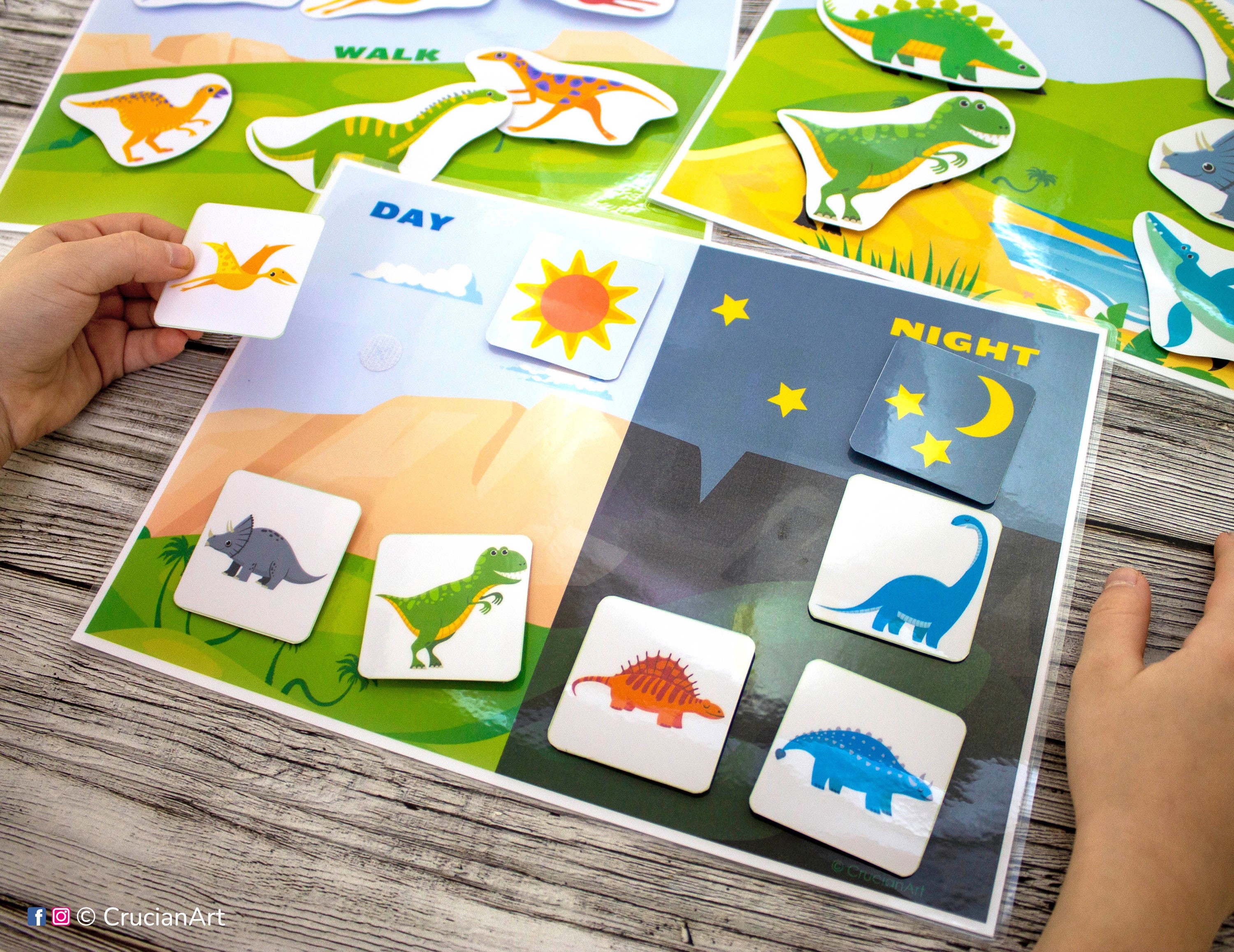 Dinosaur Toddler Printable Busy Book. Learning Quiet Workbook. - Etsy