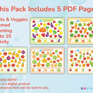 Fruits & Veggies I Spy Activity. Fruit and Vegetables Printable ...