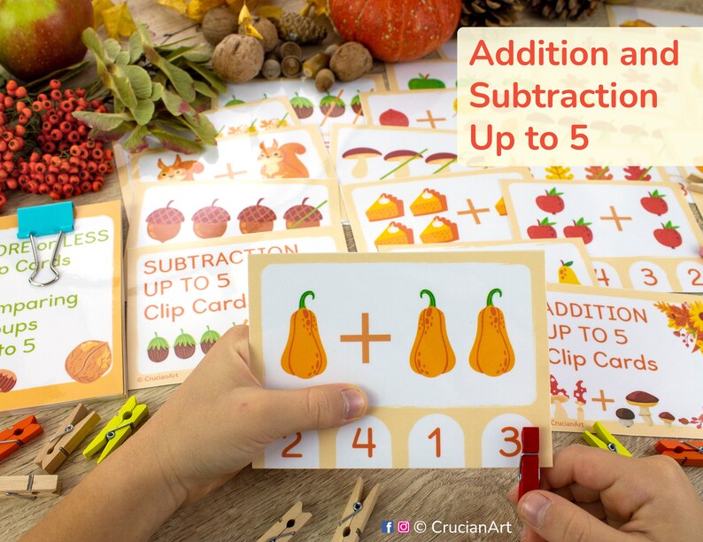 Fall Unit Printable. Autumn Preschool, Pre-k Learning Activities. - Etsy