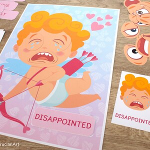CUPID Emotions and Feelings. Valentine's Day Printable Activity ...