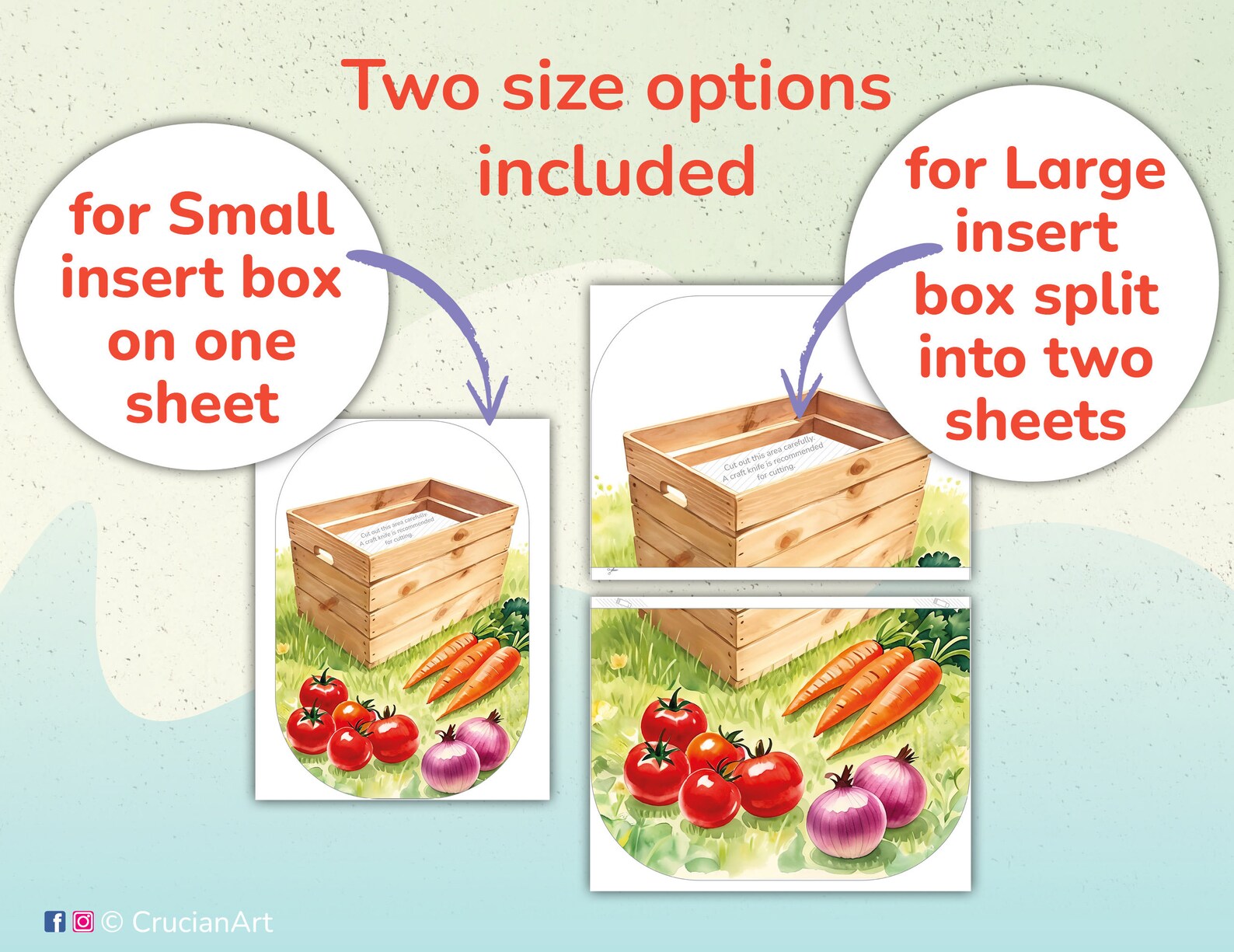 Harvest Vegetables Flisat Insert: Sort and Count Veggies Printable ...
