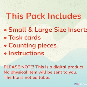 Seashells Flisat Insert: Sort and Count to 12 Summer Beach Printable ...