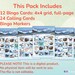 Polar Animals Bingo Game: Printable Preschool, Kindergarten, Toddler ...