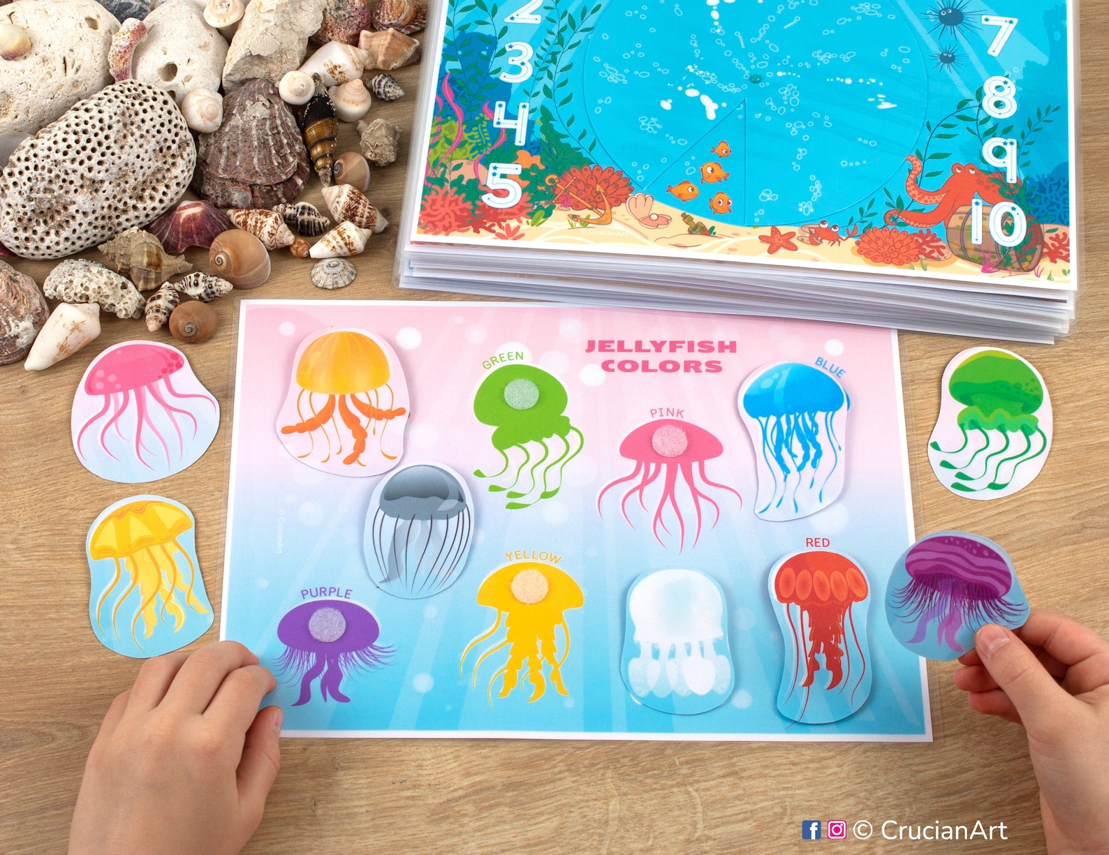Ocean Animals Activity Book. Under the Sea Printable Busy Book. Ocean ...